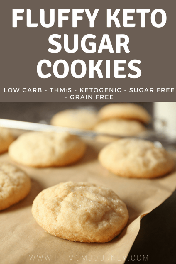 Fluffy Keto Sugar Cookies (THM:S, Low Carb, Ketogenic, Sugar Free ...