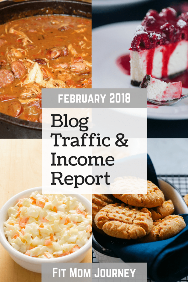 February 2018 Blog Traffic & Income Report - Fit Mom Journey