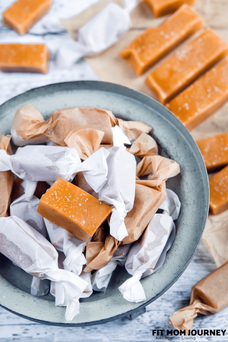 Chewy Keto Caramel Candy - Fit Mom Journey