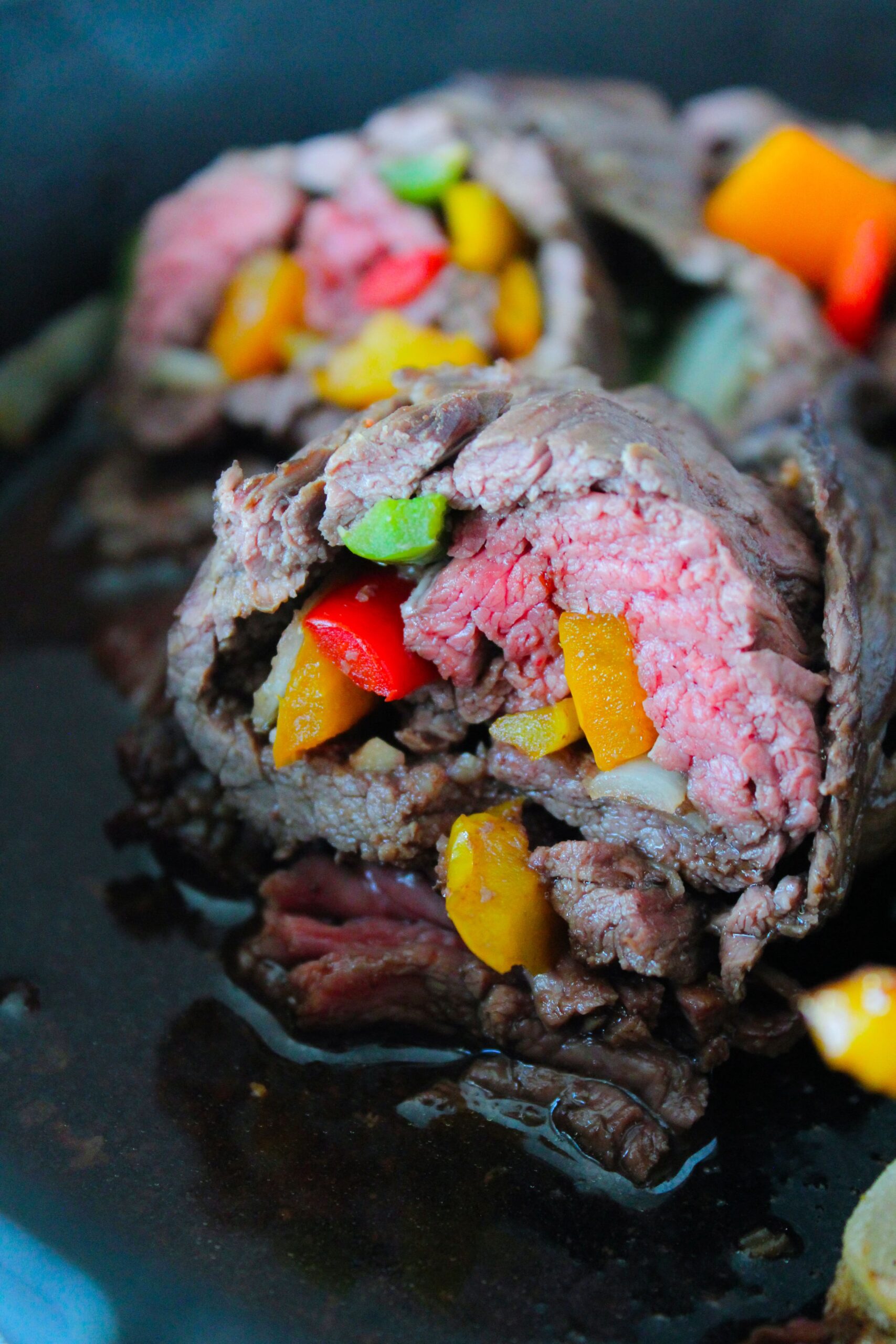 Stuffed Flank Steak - Fit Mom Journey