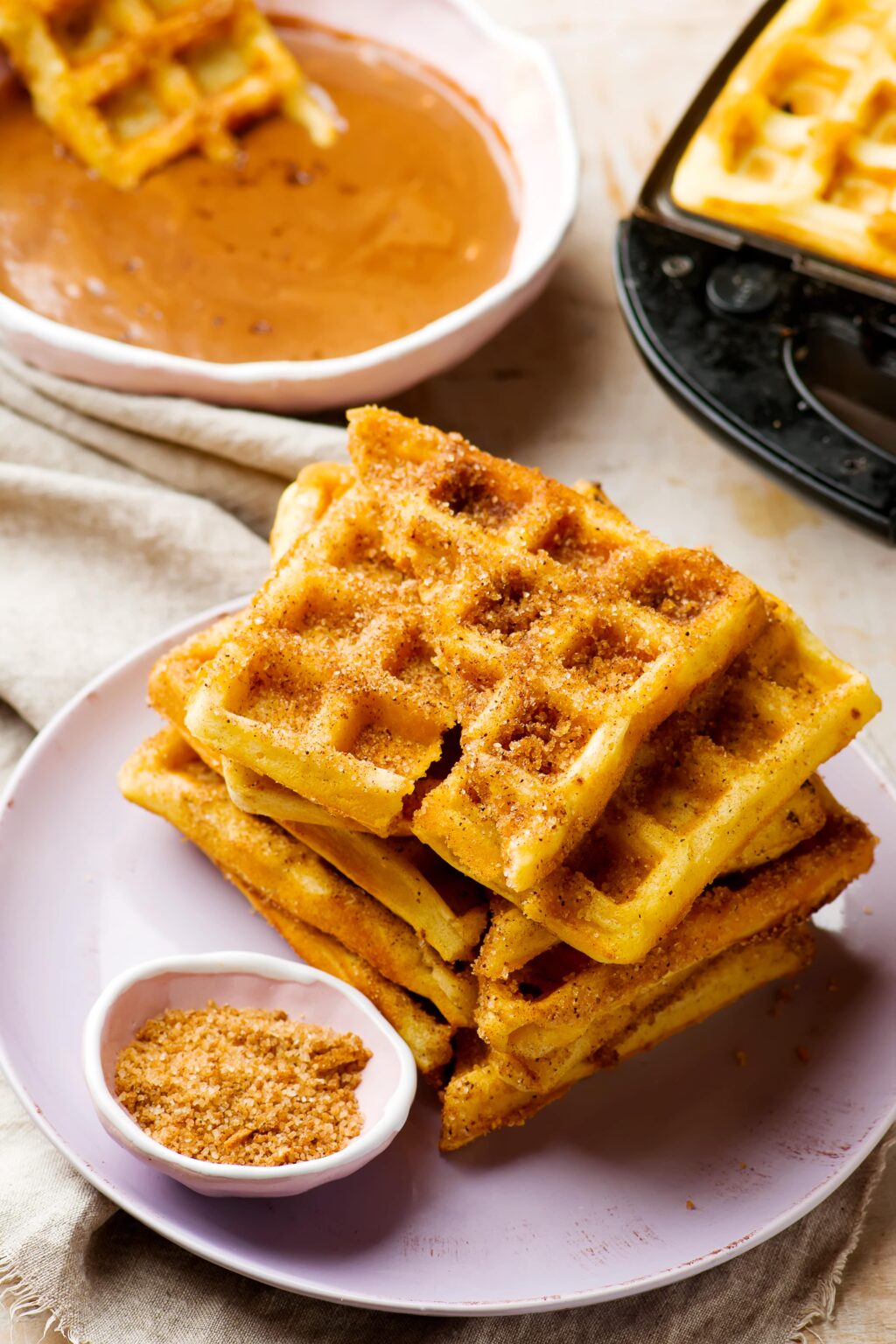Keto Pumpkin Waffles - Fit Mom Journey