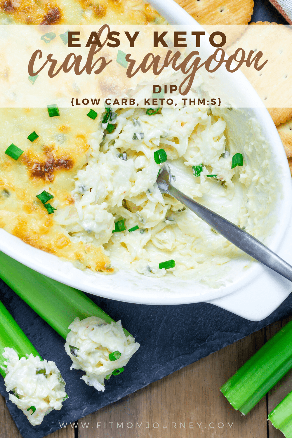 Keto Crab Rangoon Dip - Fit Mom Journey