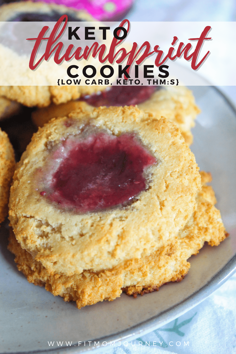 Keto Thumbprint Cookies - Fit Mom Journey
