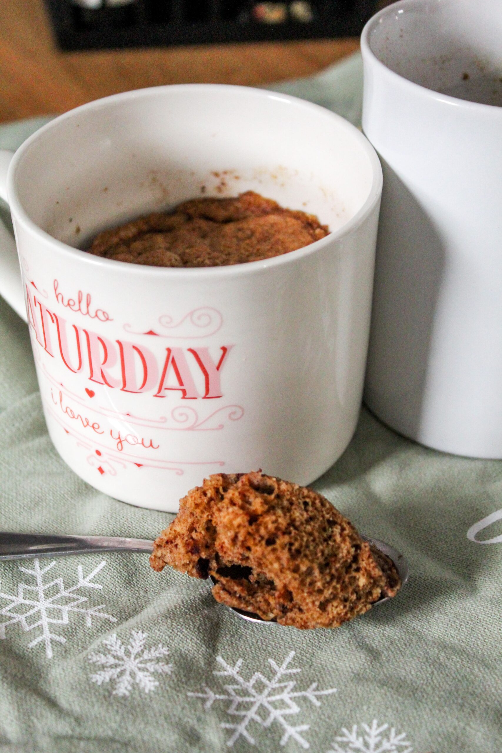Keto Gingerbread Mug Cake - Fit Mom Journey