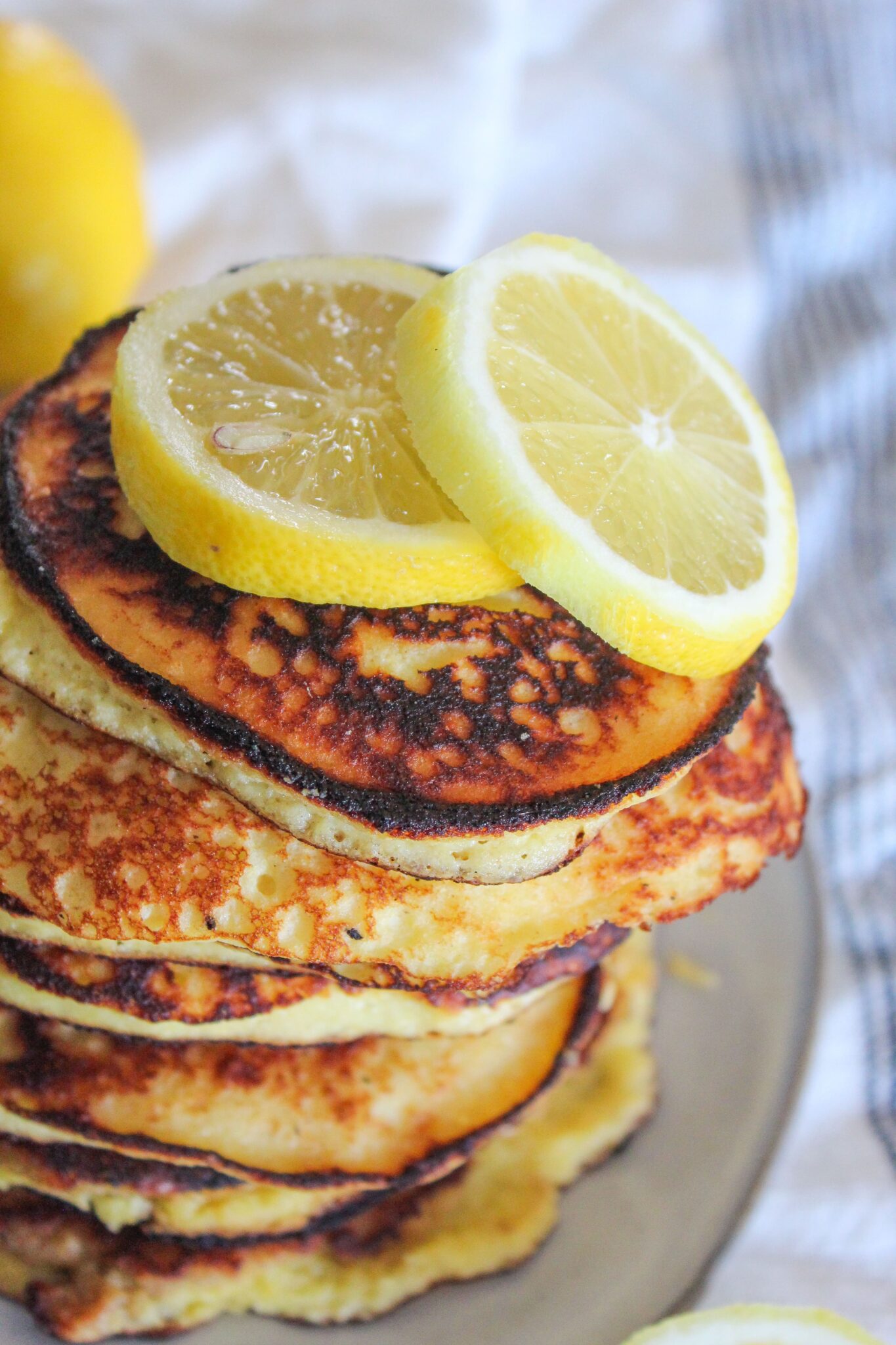 Keto Lemon Ricotta Pancakes - Fit Mom Journey