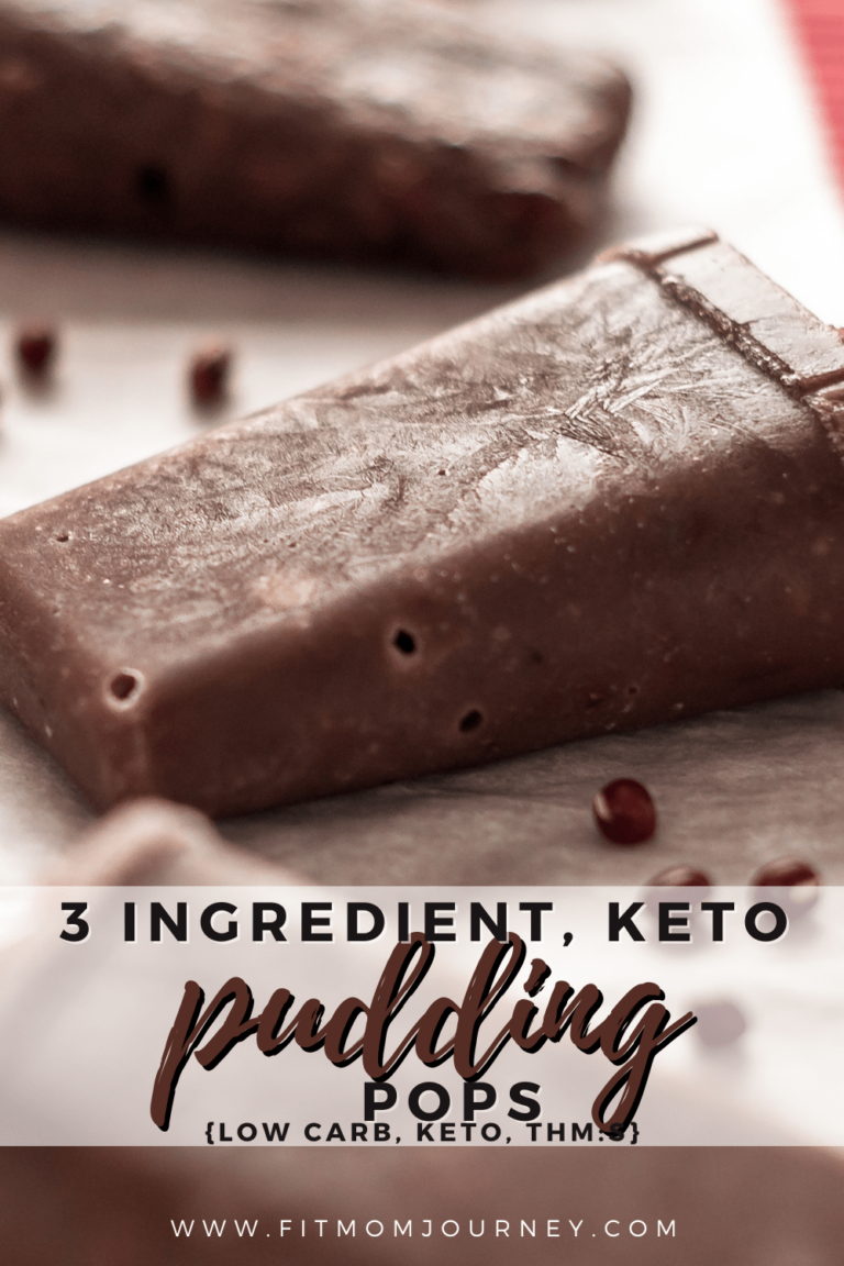3 Ingredient Keto Pudding Pops - low carb, THM:S - Fit Mom Journey