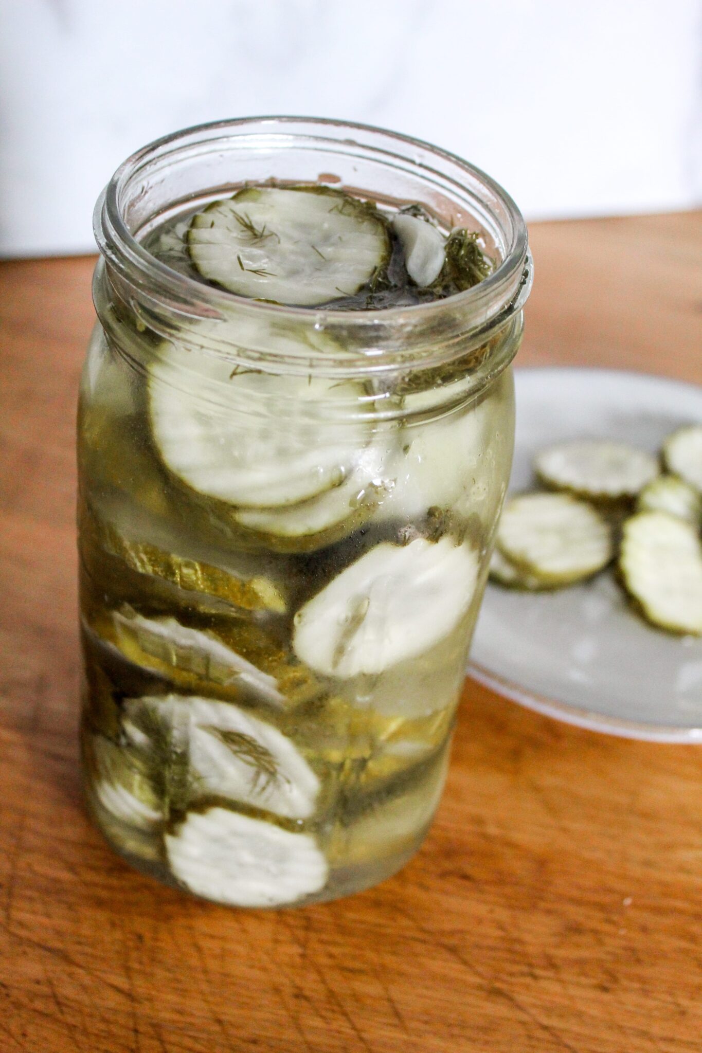 Quick & Easy Keto Refrigerator Pickles (sugar free) - Fit Mom Journey
