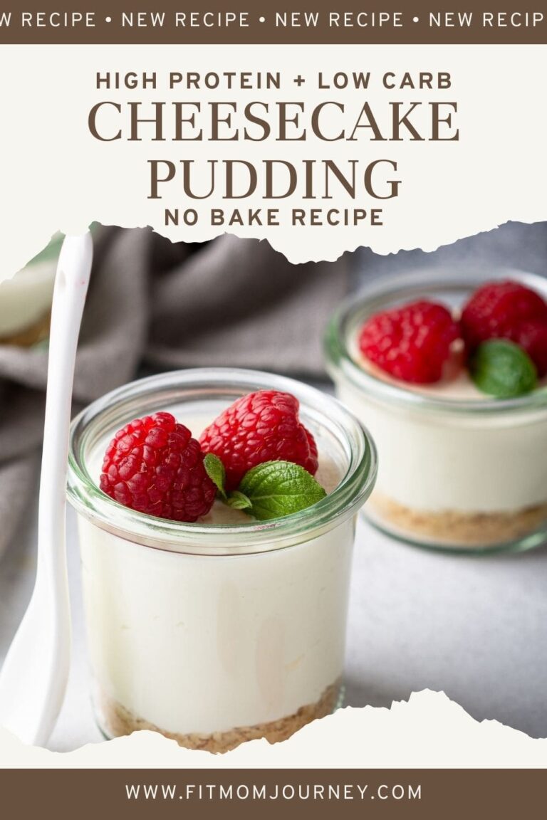 Cheesecake Protein Pudding: Low Carb, + High Protein - Fit Mom Journey